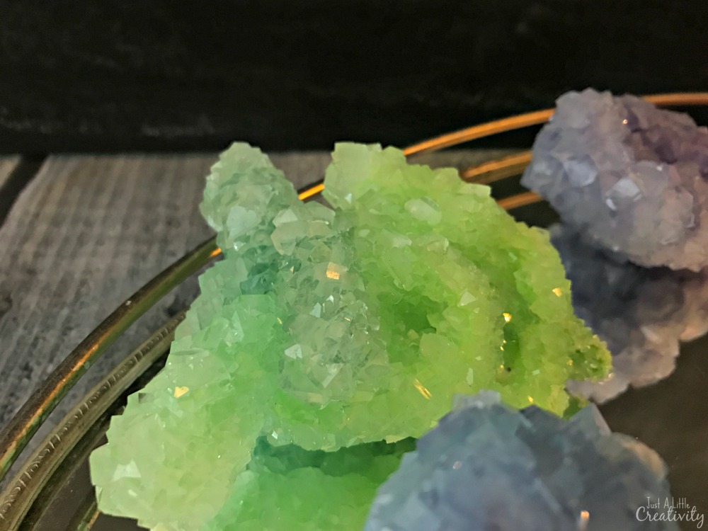 DIY Amethyst Crystals Made from Borax- Just a Little Creativity